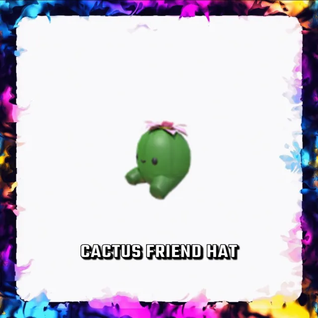 CACTUS FRIEND HAT ADOPT ME - Adopt Me Game Items - Gameflip