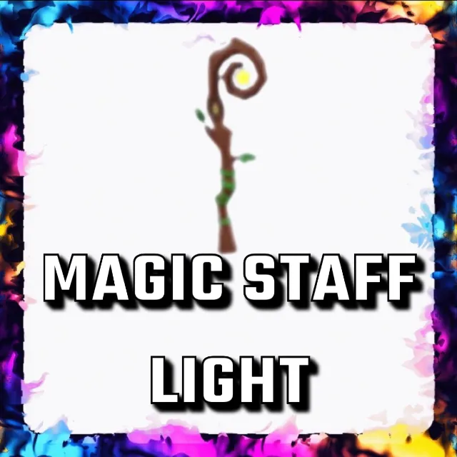 MAGIC STAFF LIGHT ADOPT ME - Adopt Me Game Item - Gameflip