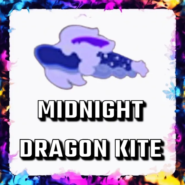 MIDNIGHT DRAGON KITE ADOPT ME - Adopt Me Game Item - Gameflip
