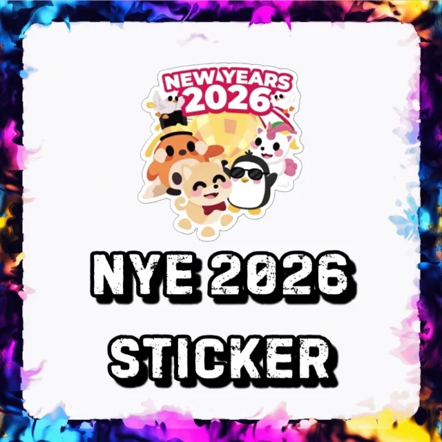 NYE 2026 STICKER ADOPT ME - Adopt Me Game Item - Gameflip