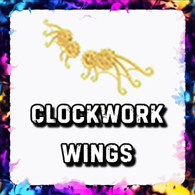 CLOCKWORK WINGS ADOPT ME - Adopt Me Game Item - Gameflip