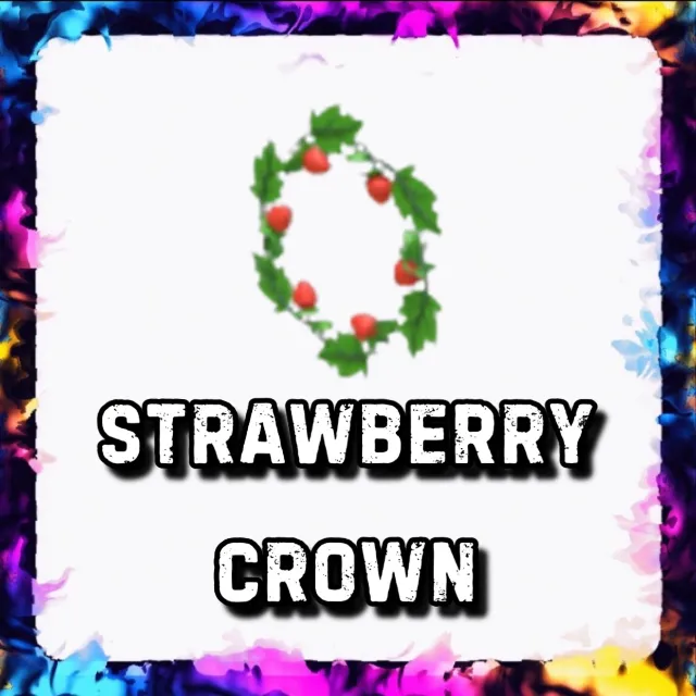 STRAWBERRY CROWN ADOPT ME - Adopt Me Game Item - Gameflip