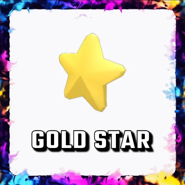 GOLD STAR ADOPT ME - Adopt Me Game Item - Gameflip