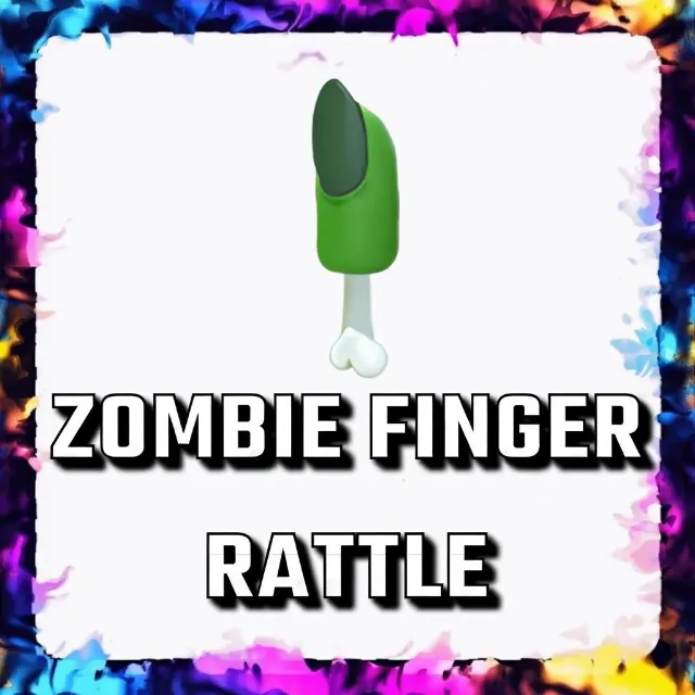 ZOMBIE FINGER RATTLE ADOPT ME - Adopt Me Game Item - Gameflip