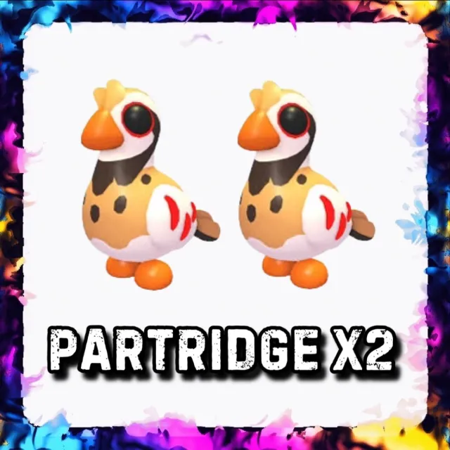 PARTRIDGE x2 ADOPT ME - Adopt Me Game Item - Gameflip
