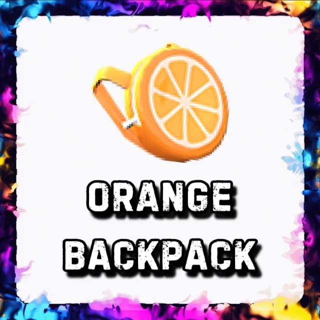 ORANGE BACKPACK ADOPT ME - Adopt Me Game Item - Gameflip