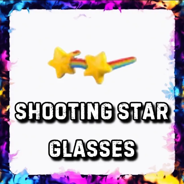 SHOOTING STAR GLASSES ADOPT ME - Adopt Me Game Items - Gameflip