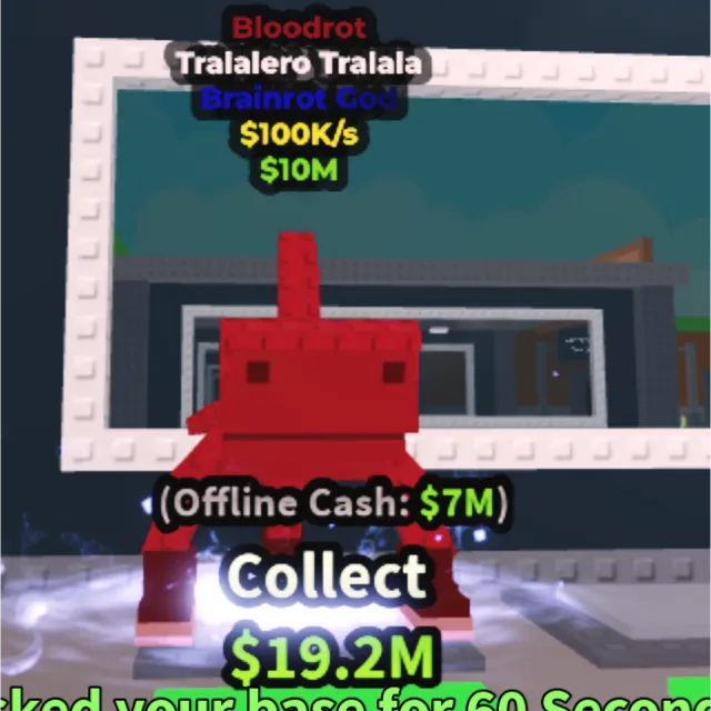 bloodrot tralalero trala - Steal a Brainrot Game Item - Gameflip