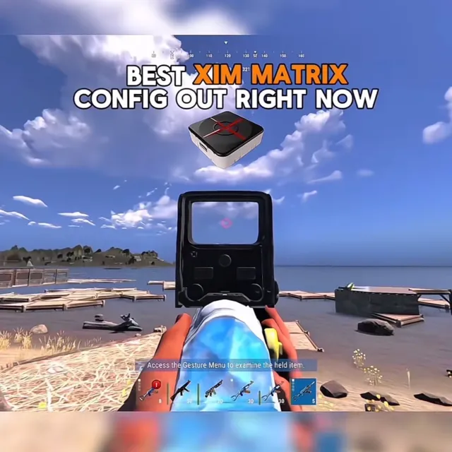 Rust Console New Gen | Best XIM Matrix Config (NO RECOIL dot spray ...