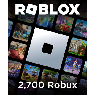 Roblox 2700 Robux - Roblox Gift Cards - Gameflip