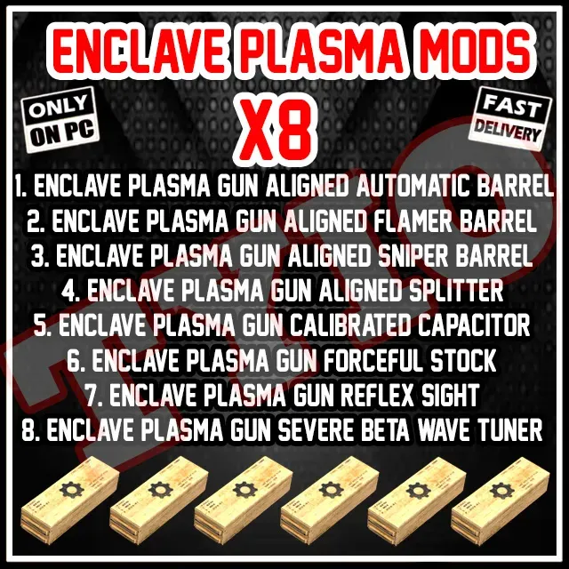 ENCLAVE PLASMA MOD - Fallout 76 Game Items - Gameflip