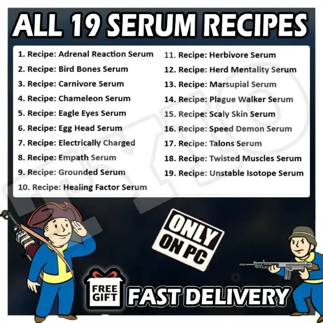 SERUM - Fallout 76 Game Items - Gameflip