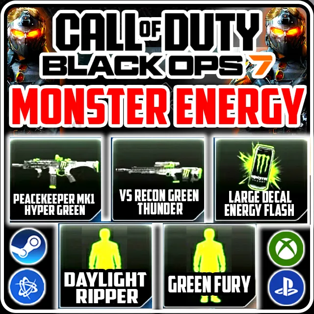 Call Of Duty Black Ops 7 MONSTER ENERGY - Call of Duty: Black Ops 7 ...