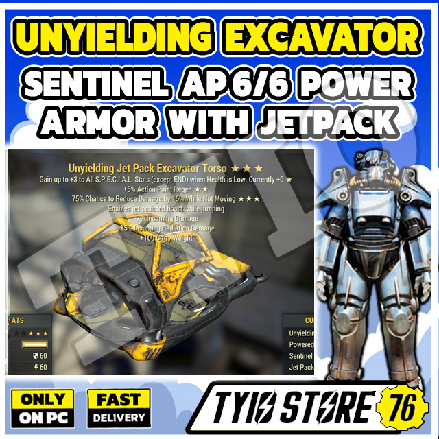 Excavator Power Armor - Fallout 76 Game Items - Gameflip