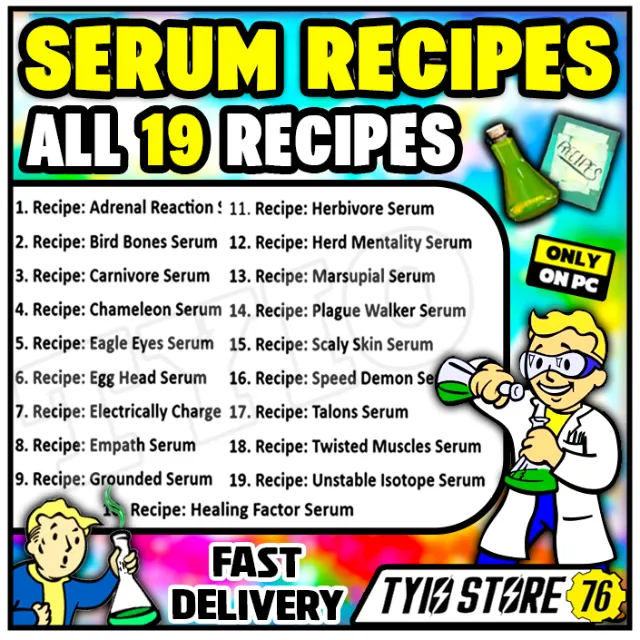 SERUM - Fallout 76 Game Item - Gameflip
