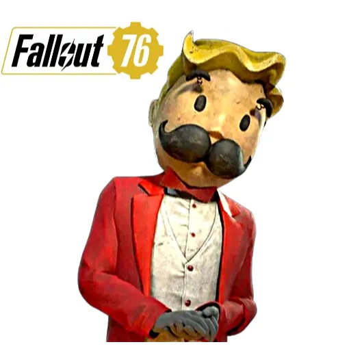 Fallout 76 - Mr. Vault Boy Mascot Outfit and Head Skin DLC Bethesda Key ...