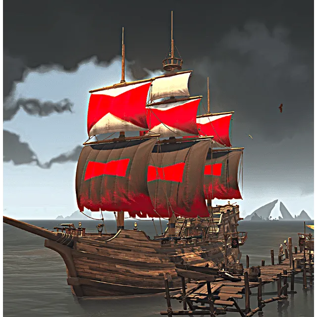 Sea of Thieves - Scarlet Stack Sails DLC - XBOX - Sea of Thieves Game ...