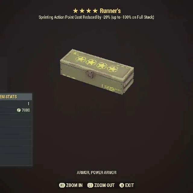 Runner's Mod - Fallout 76 Game Items - Gameflip