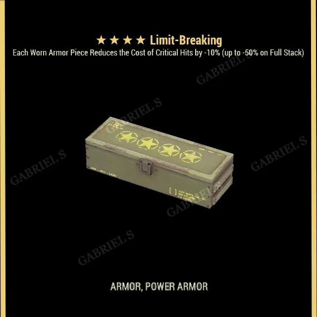 Limit-Breaking Mod - Fallout 76 Game Items - Gameflip