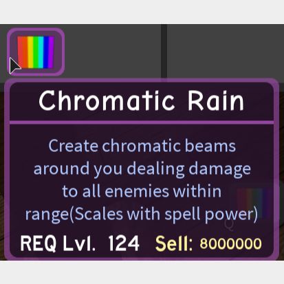 Gear | Chromatic Rain - DQ - Game Items - Gameflip