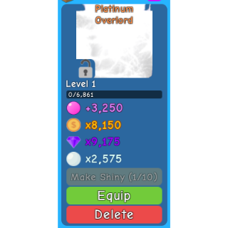 Pet | Platinum Overlord - BGS - In-Game Items - Gameflip