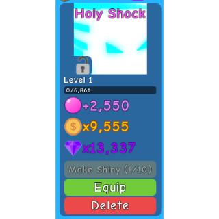 Pet | 1x Holy Shock - BGS - Itens de Jogos - Gameflip