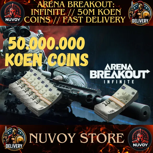 Arena Breakout: Infinite // 100M / 100KK Koen Coins // Fast delivery ...