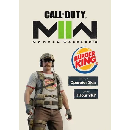 Call of Duty® - Burger King Operator Skin + 1 Hour 2XP - Call of Duty ...