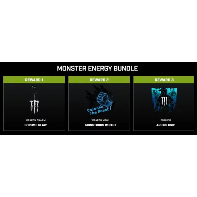 Call of Duty - Modern Warfare III - Monster Energy Charm + Emblem ...
