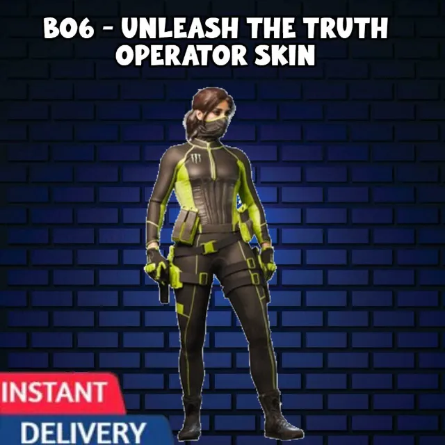 Call of Duty Black Ops 6: Unleash The Truth Operator Skin - Call of ...