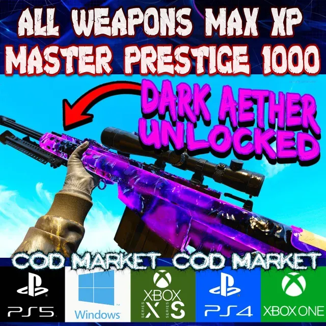 Call of Duty Cold War Boost Modded XP Lobby DARK AETHER - Xbox ...
