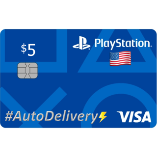 $5 PlayStation Store 🇺🇸 Visa Prepaid Card💳(PS4 & PS5) #𝘼𝙪𝙩𝙤𝘿𝙚𝙡𝙞𝙫𝙚𝙧𝙮⚡️ ...