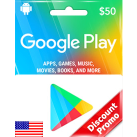 Google Play $50 Gift Code US Auto Delivery - Google Play Gift Cards ...