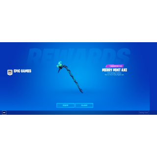 Fortnite Merry Mint AXE Minty CODE AUTO INSTANT GLOBAL - Other Games ...