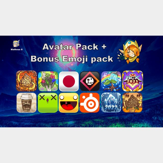 Brawlhalla Avatar Pack + Bonus Metadev Emoji Pack - Other - Gameflip