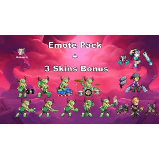 Brawlhalla Emote Pack + 3 Skins Bonus - Otros - Gameflip