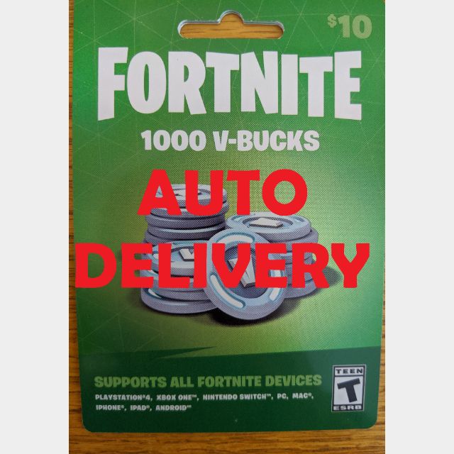 Code | 1000 Vbucks AUTO DELIV - Game Items - Gameflip