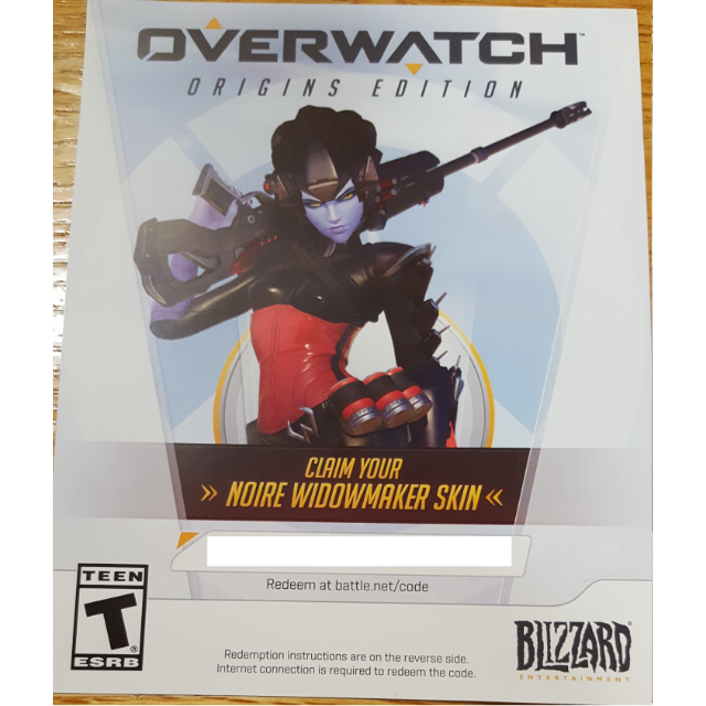 Overwatch (PC) - Noire Widowmaker Skin DLC (North America, US, Canada ...