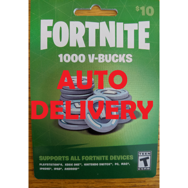 Code | 1000 Vbucks AUTO DELIV - In-Game Items - Gameflip