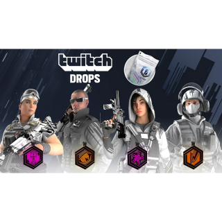 Rainbow Six Siege 28 eSport Packs + 5 Skins + 2 Charms TWITCH DROPS (PC ...