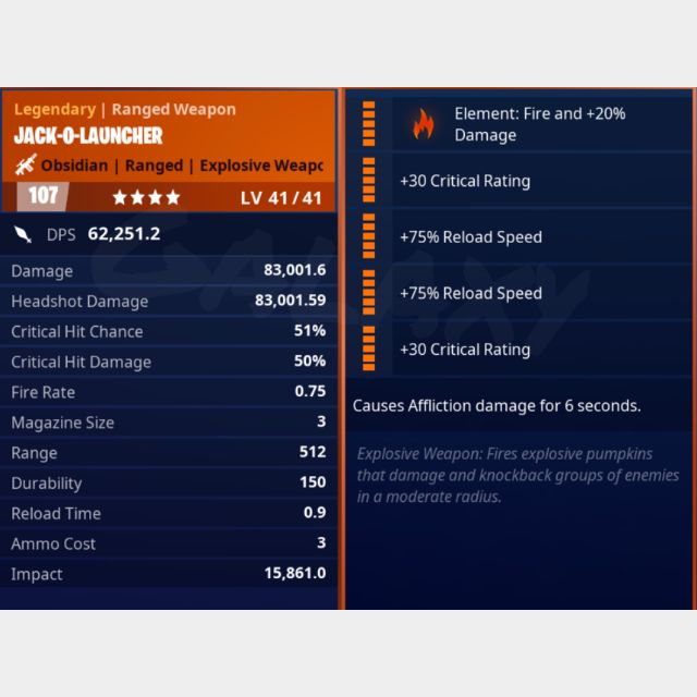 Jack O Launcher | 1/1 107 GODROLL JACKO - Game Items - Gameflip