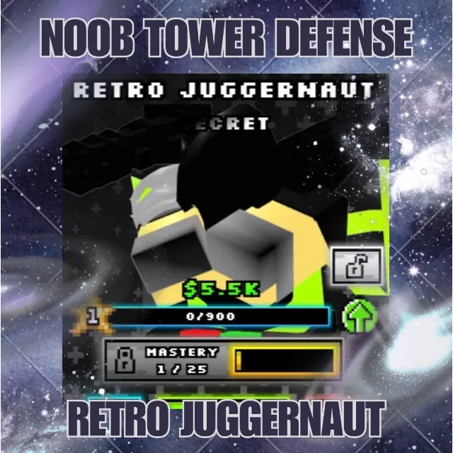 RETRO JUGGERNAUT APEX - NOOB TOWER DEFENSE - Other Game Item - Gameflip