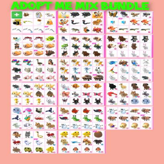 Bundle | Adopt Me Mix Bundle 220X - Game Items - Gameflip