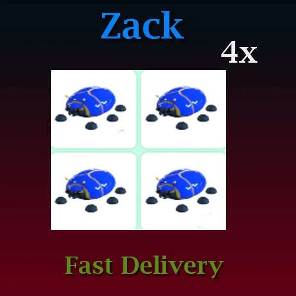 4X Giant Blue Scarab - Roblox Game Items - Gameflip