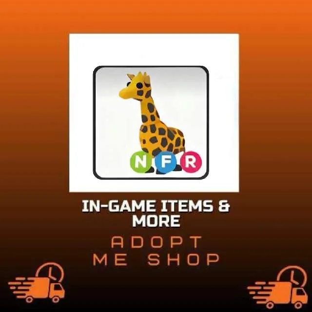 NFR Giraffe - Adopt Me Game Items - Gameflip