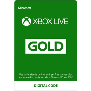 1 year/12 Months Xbox Live Gold Subscription - Xbox Live Gold Gift ...