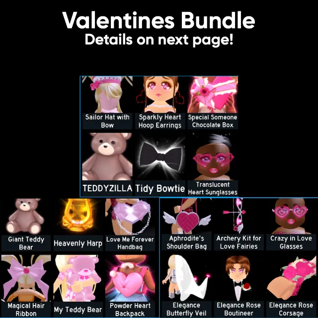 Valentines Bundle | Royale High - Royale High Game Items - Gameflip