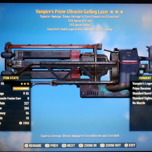 Weapon | Vampires Gatling Laser - Game Items - Gameflip
