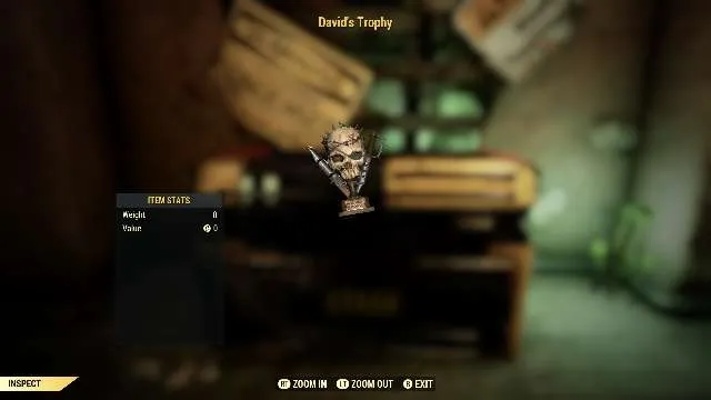 Other | David Trophy - Fallout 76 Game Items - Gameflip