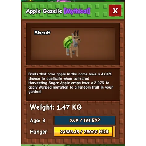 4x bundle , apple gazelle , lemon lion , peach wasp , green bean - grow ...